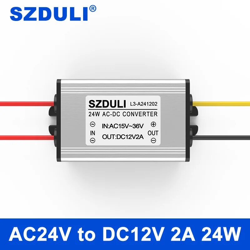 Преобразователь напряжения SZDULI AC24V to DC12V AC24V to DC12V 2A