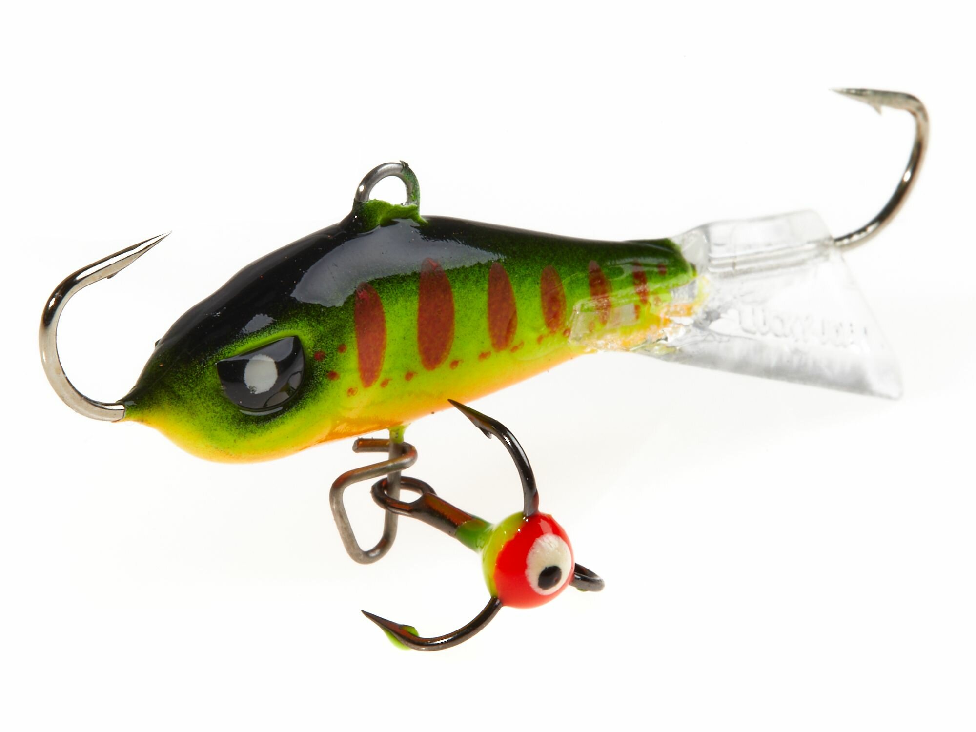 Балансир для зимней рыбалки Lucky John BALTIC 3 с тройником, длина 25мм, цвет 201 / Балансир Лаки Джон на окуня, судака, щуку