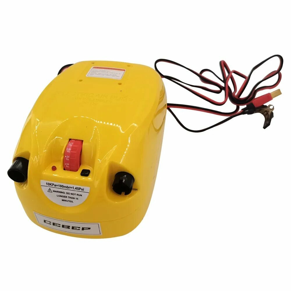Электрический насос для лодки ПВХ, SUP-доски, матраса, бассейна