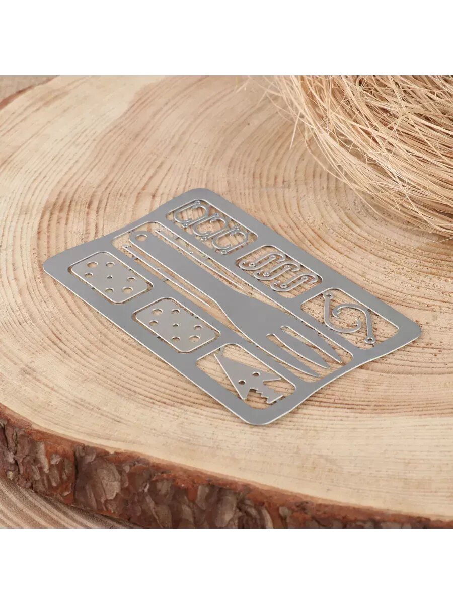 Карта для выживания, многофункциональная тип Д