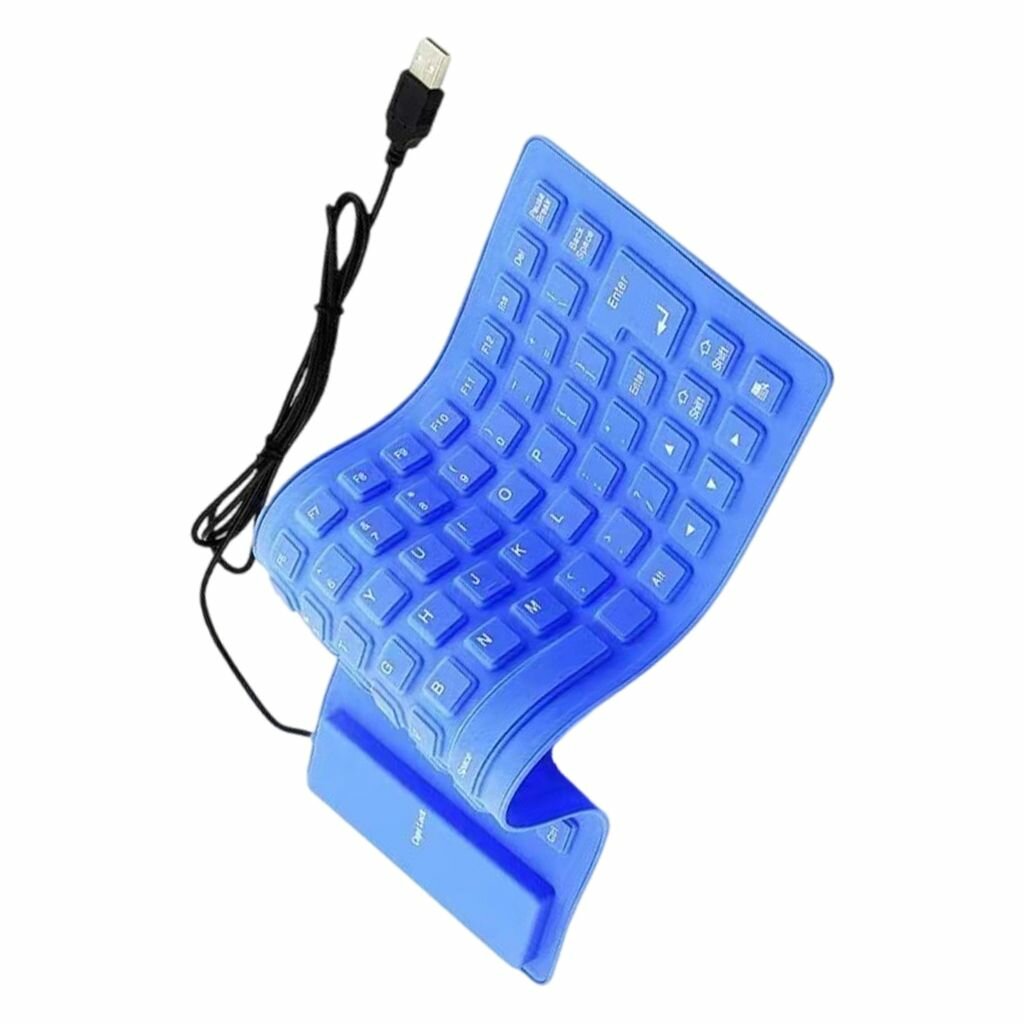 Силиконовая клавиатура USB 85 клавиш, складная, гибкая