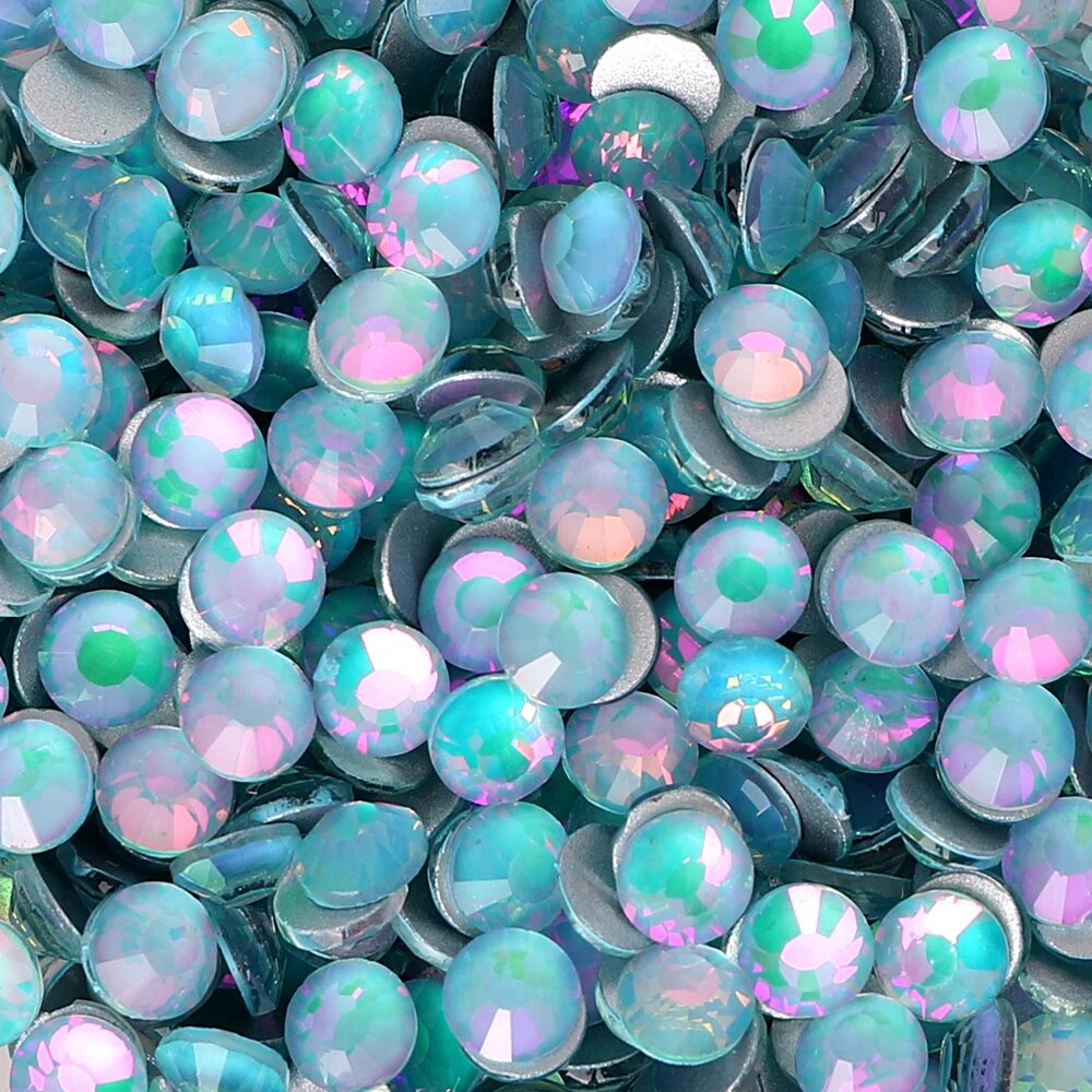 Стразы стеклянные Tiffany Blue SS3-SS30
