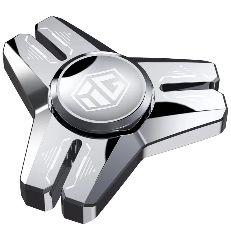 Металлический ручной спиннер из нержавеющей стали, анти-тревога, EDC, игрушка-непоседа для взрослых и детей, креативная металлическая треугольная игрушка для снятия стресса Slive