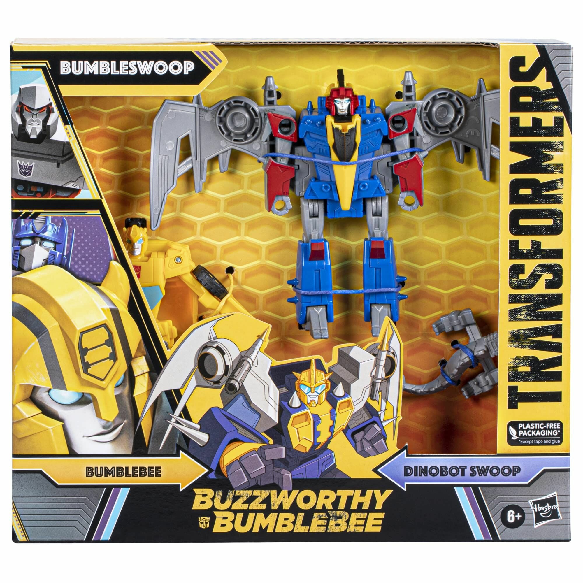 Hasbro Transformers Buzzworthy Bumblebee / Трансформеры Жужжащий Бамблби Коллекционные фигурки из 3-х упаковок