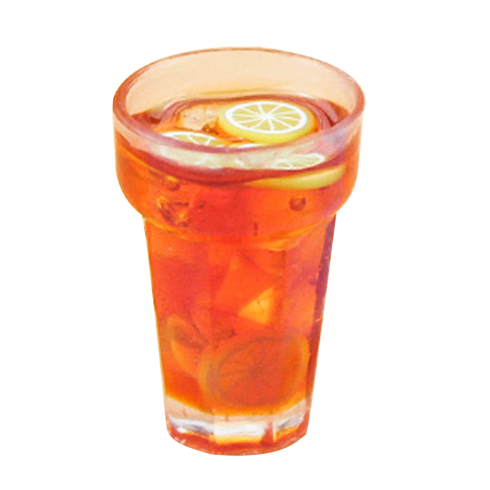 1/12 Кукольный домик Ресторан Сцена с едой Мини Лимонный Чай Модель Безделушка DIY Реквизит для поделок