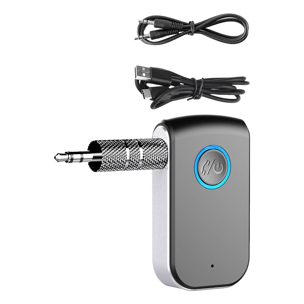 Автомобильный стереоприемник Aux с 10-часовым временем воспроизведения и портативным дизайном, быстрым подключением