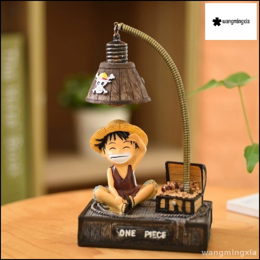 Светильник-ночник "Луффи", из аниме "Ван-Пис", настольный, голубой свет