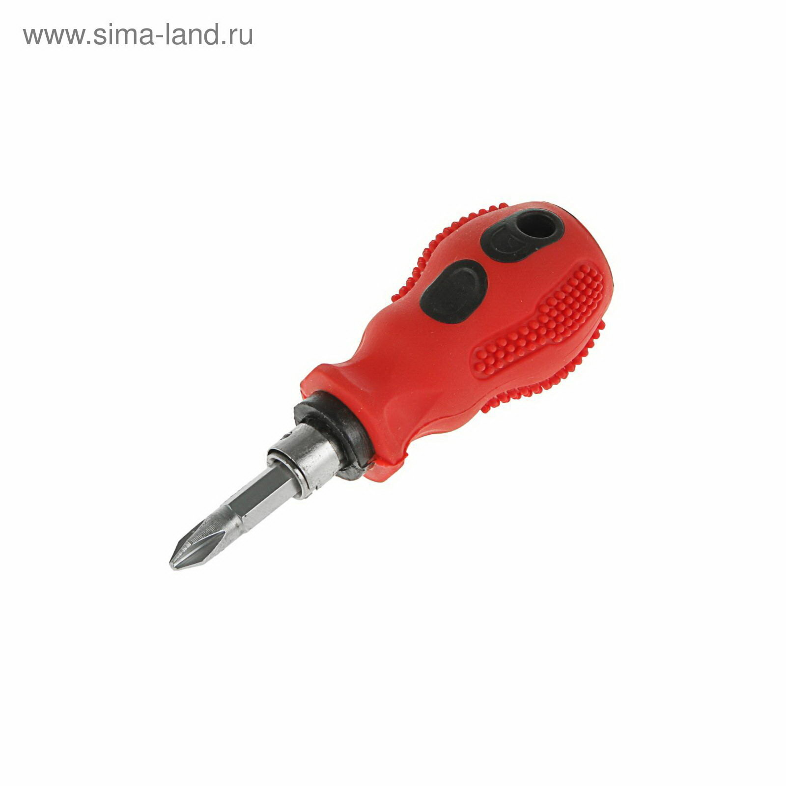 Отвертка комбинированная 2 в 1, двухкомпонентная рукоятка, PH2/SL6x38 мм