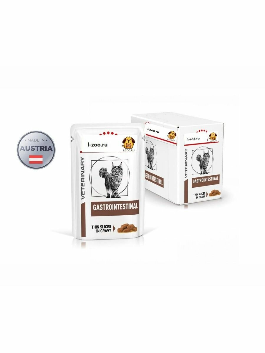 GASTRO INTESTINAL FELINE 85г, влаж диета для кошек