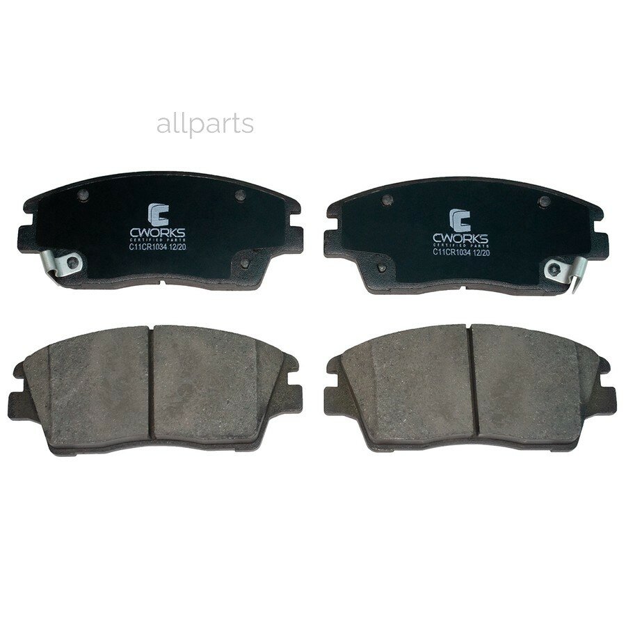 CWORKS C11CR1034 Тормозные колодки передние (Low Metallic) CWORKS C11CR1034
