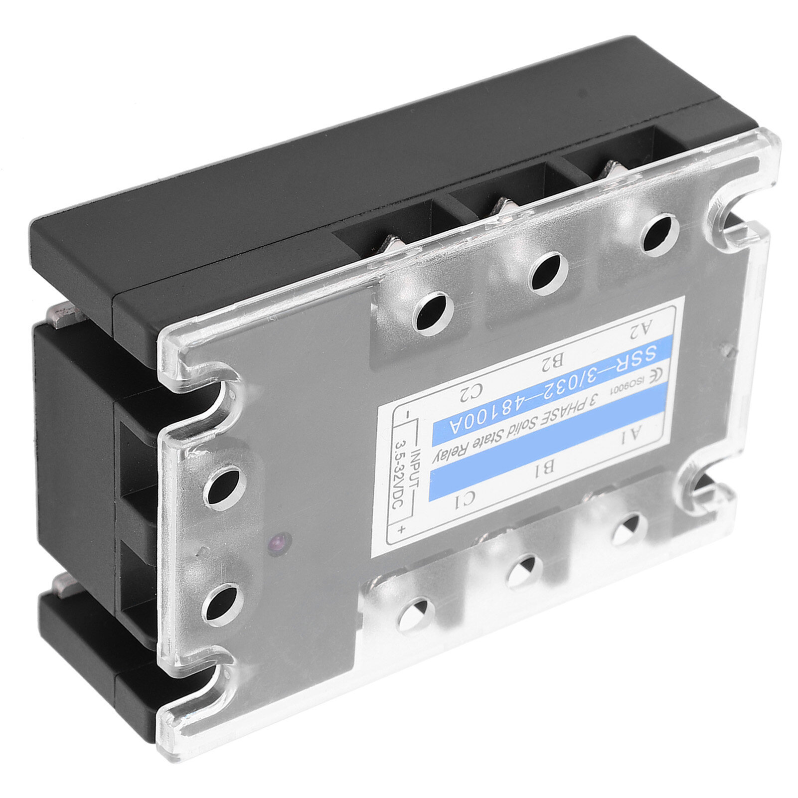 3-фазное твердотельное реле с электрическим входом ССР-3 Д48100 100А, контролируемое постоянным током, 480 В переменного тока