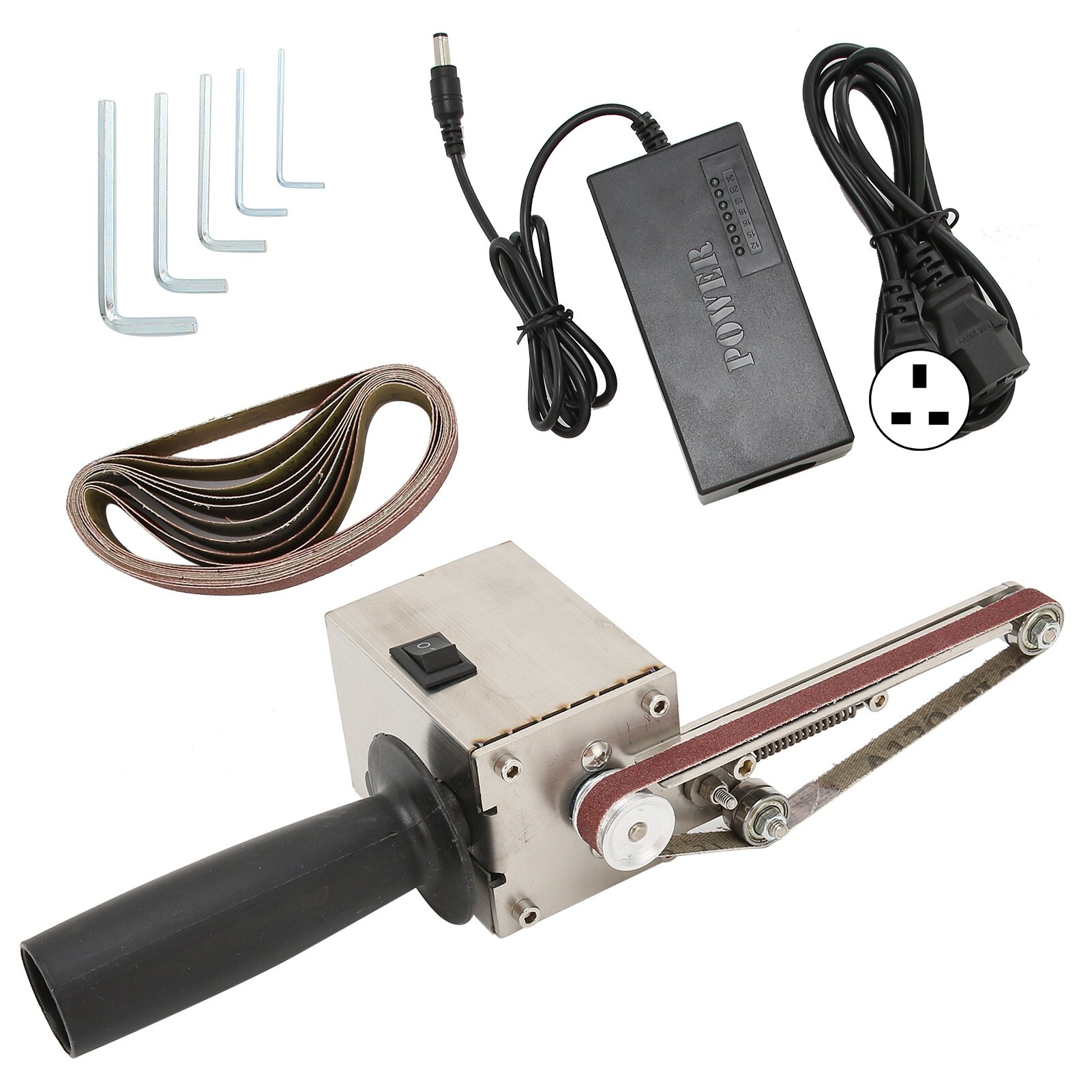 Mini Sander Mini Электрическая регулируемая ручная полировка Machine AC 110–240 В для Diyuk Plug 795 (150 Вт)