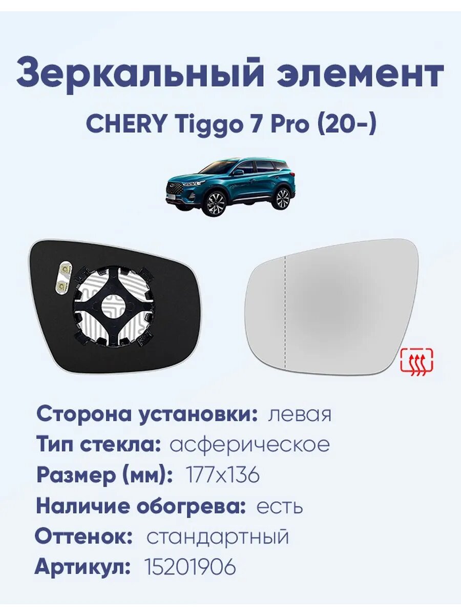 Зеркало CHERY Tiggo 7 Pro (20-) 15201906