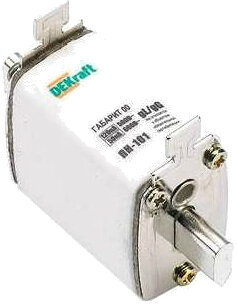 DEKraft Предохранитель ножевой ПН-101, тип 33, габарит 00, 50 А 21338DEK