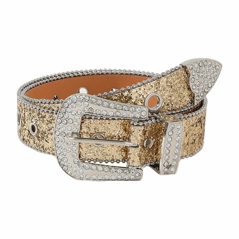 Пояс с камнями для брюк