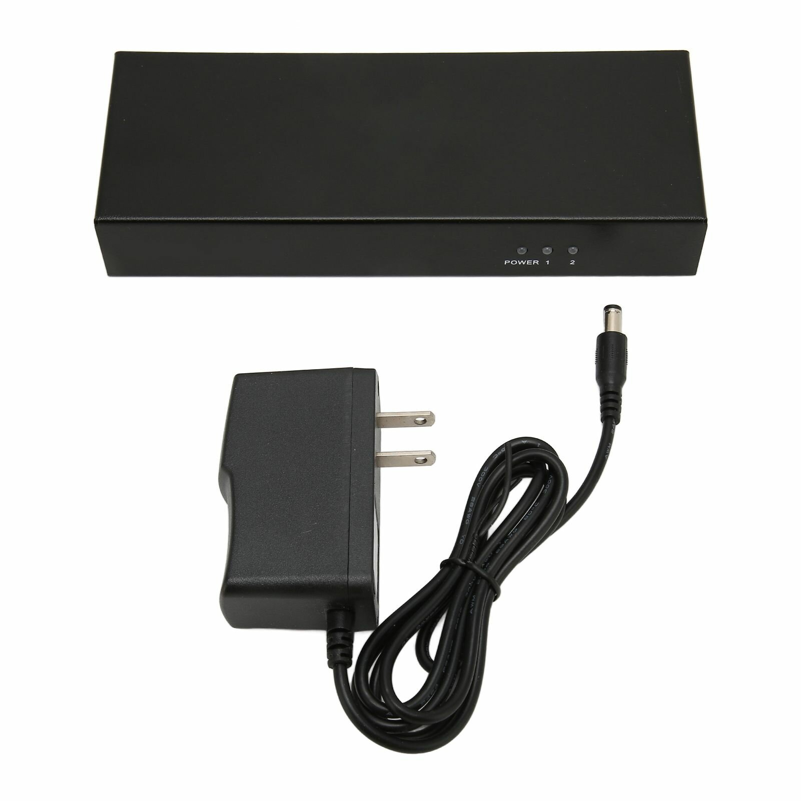 Разветвитель DVI, выход 1 в 2, поддержка 30 36-битных цветов, передача без потерь цвета 4K, два монитора, распределительный дубликатор, 100 240 В, вилка стандарта США