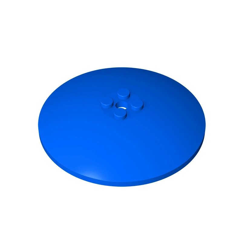 Gobricks пластиковые блоки 8x8, Синий (050)