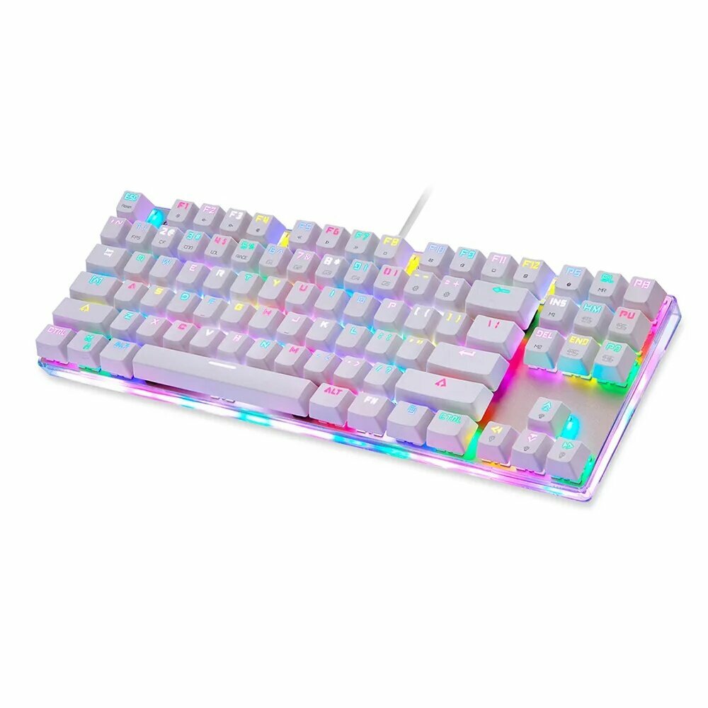 Игровая клавиатура Игровая механическая клавиатура, MOTOSPEED K87S, RGB подсветка, 87 клавиш, красный переключатель, Английская раскладка