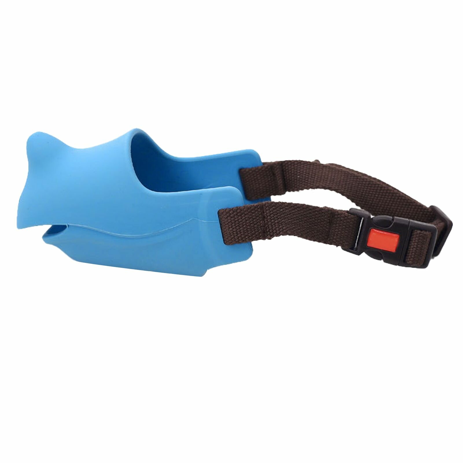 Силиконовая накладка на рот для собак, предотвращение укусов и лая, дышащий регулируемый намордник для собак, синий XL (окружность рта 18-20 см / 7,1-7,9 дюйма)