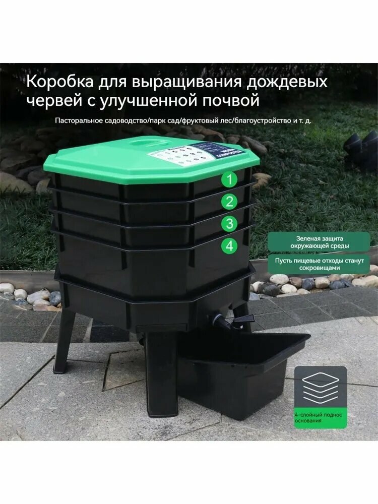 Ведро для компоста дождевые черви | Инсектологическая ферма, обработка отходов