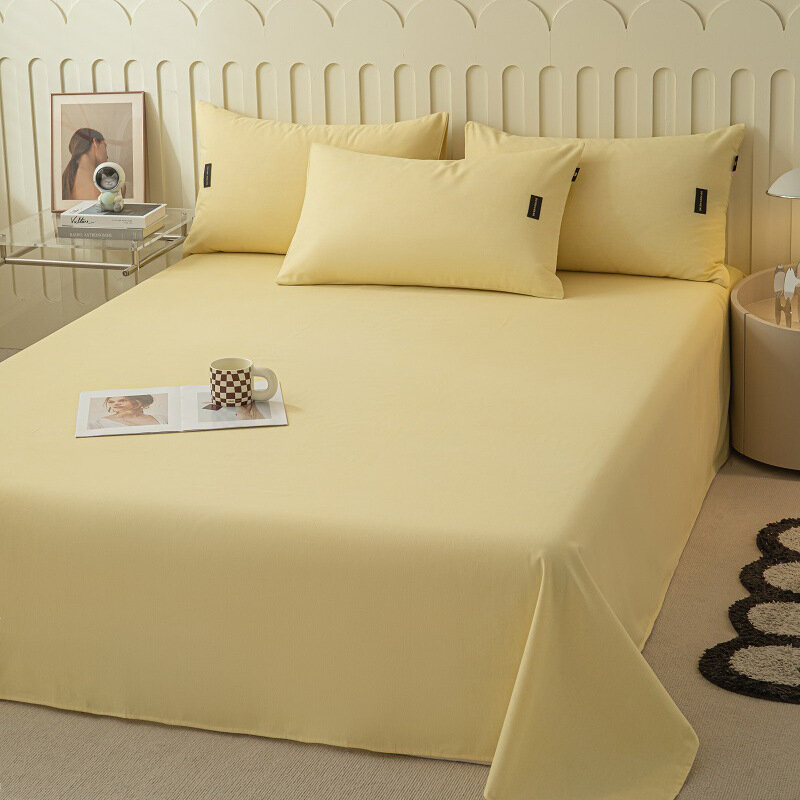 Утолщенный защитный чехол из простыни с начесом, однотонный наматрасник в японском стиле, полное покрытие для домашнего использования, двойной наматрасник Simmons,180*230cm