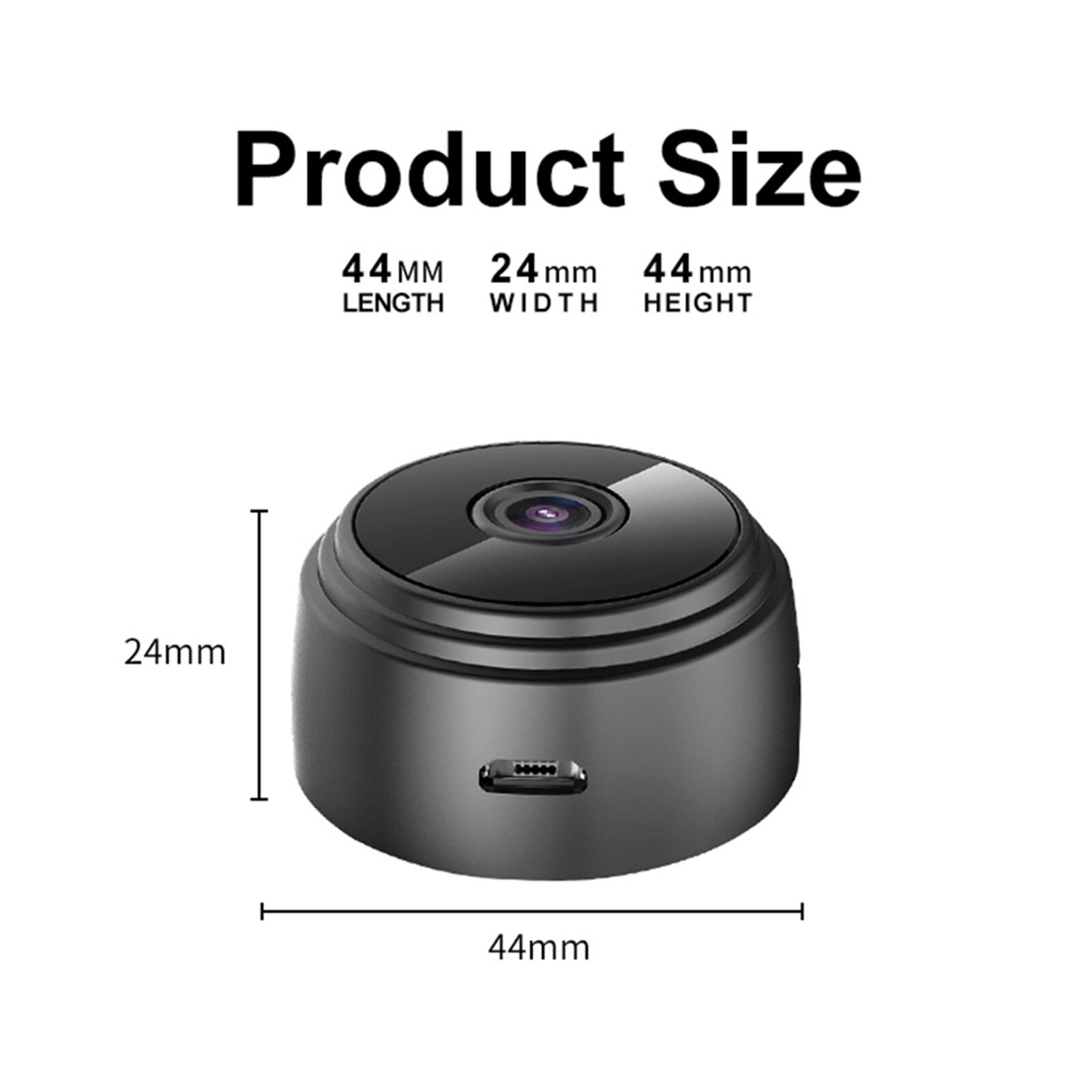 Мини Wi-Fi камера A9 1080P — ИК ночное видение, датчик движения, для дома/улицы, удаленный доступ через APP