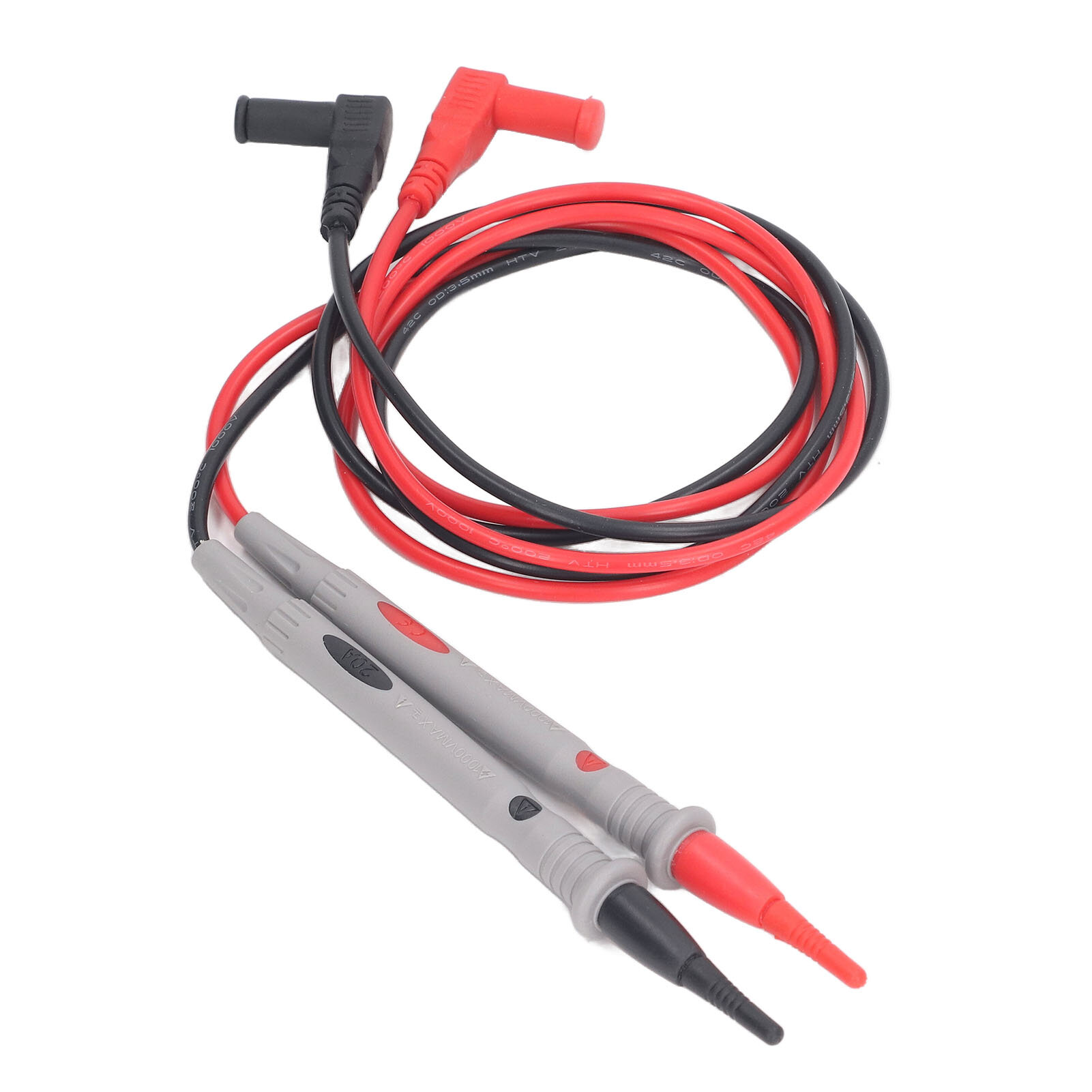 Комплект из 2 щупов для мультиметра с разъемом типа «банан», универсальные цифровые тестеры, электронные аксессуары 1000 В 20 А