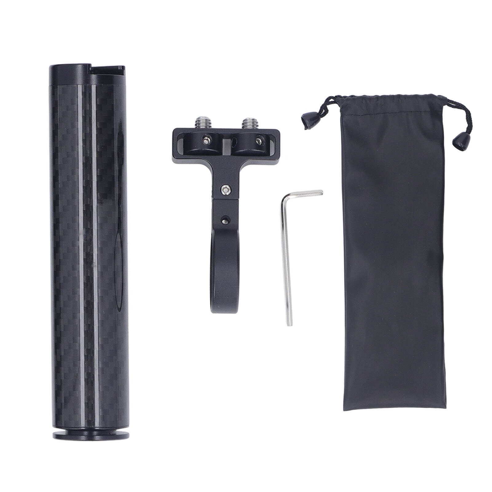 138 -миллиметровый ручка камеры ручка с ручкой углеродного волокна Алюминиевый сплав Универсальный 1/4 -дюймовый камеру с боковой сетью