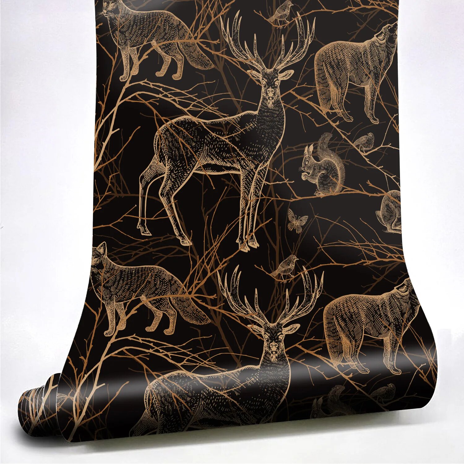 Съемные виниловые обои WMYDYG "Лес" NSWP180, 40x250cm