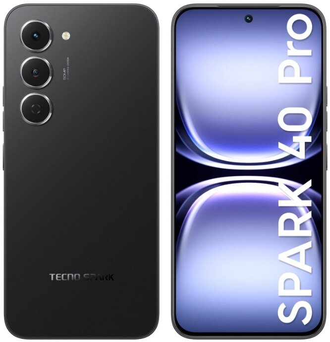 Смартфон TECNO "Spark 40 Pro", 8GB, 256GB, AMOLED, NFC, IP64, 5160mAh