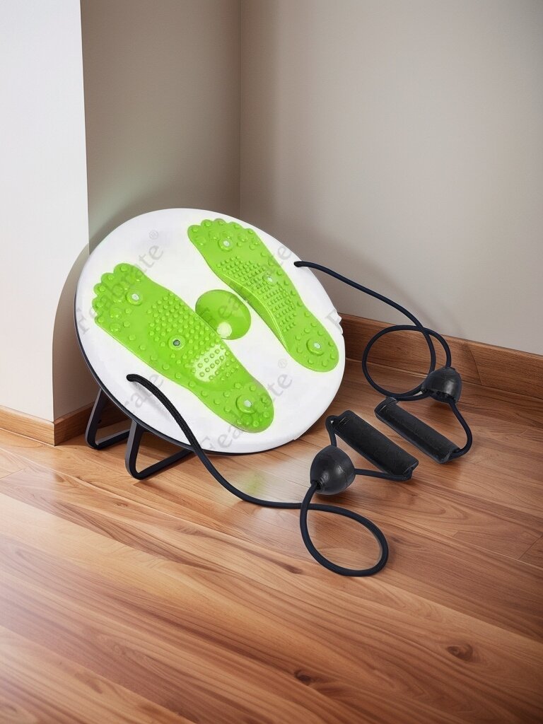 Диск здоровья для похудения и массажа, вращающийся, с магнитными роликами,117707