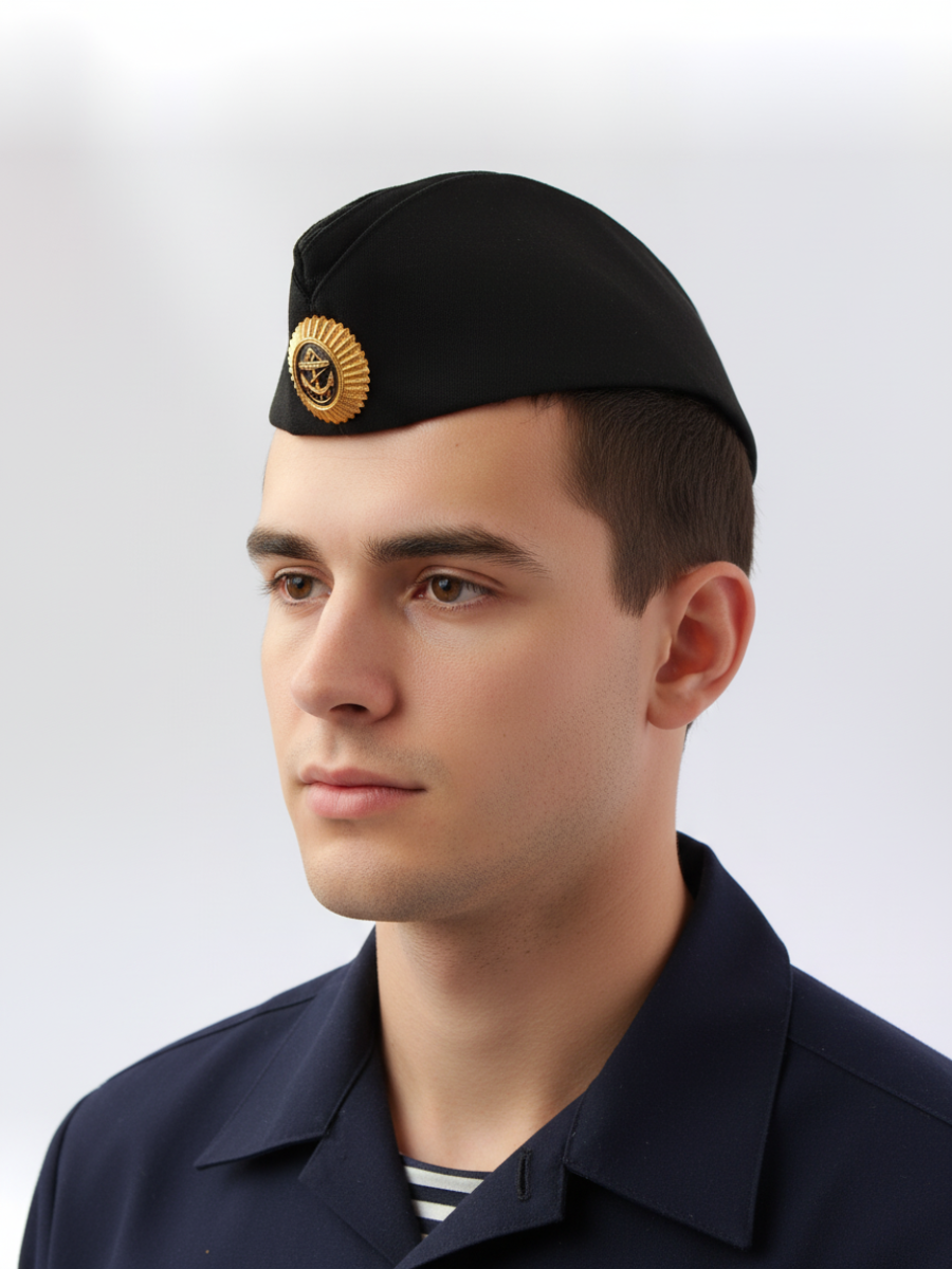 Пилотка Военно-Морского Флота с кокардой | Размер 58 | Felante