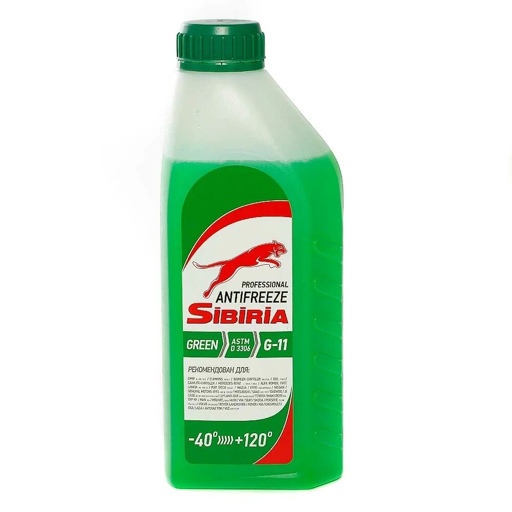 Антифриз SIBIRIA -40 G11 зеленый 1 кг 800256