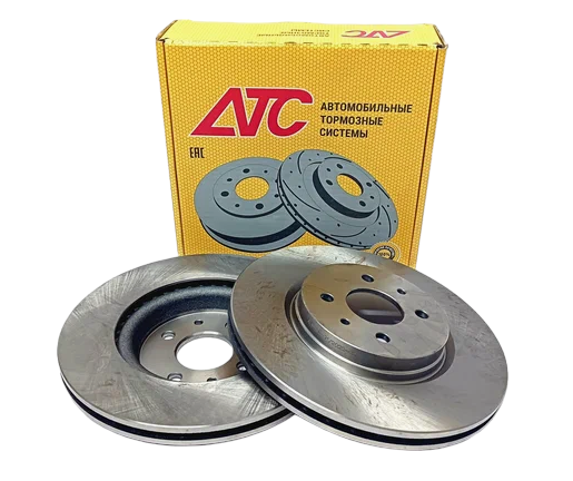 Диск тормозной передний ВАЗ 1118, 2190 АТС R15 комплектация SPORT (артикул АТС 11186-01)