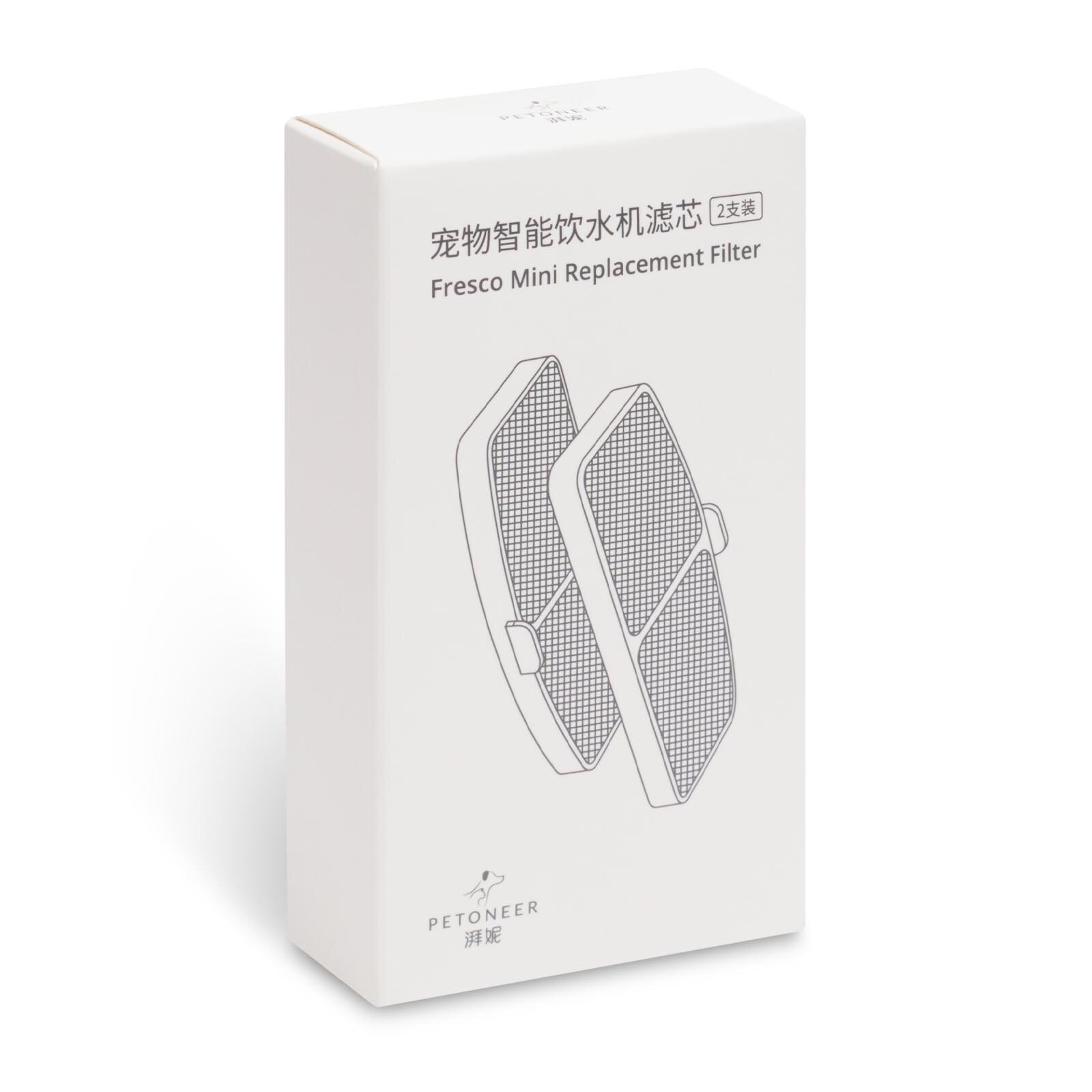 Комплект из 2 сменных фильтров для поилок Petoneer Fresco Mini, Mini Plus, Ez, EzGo