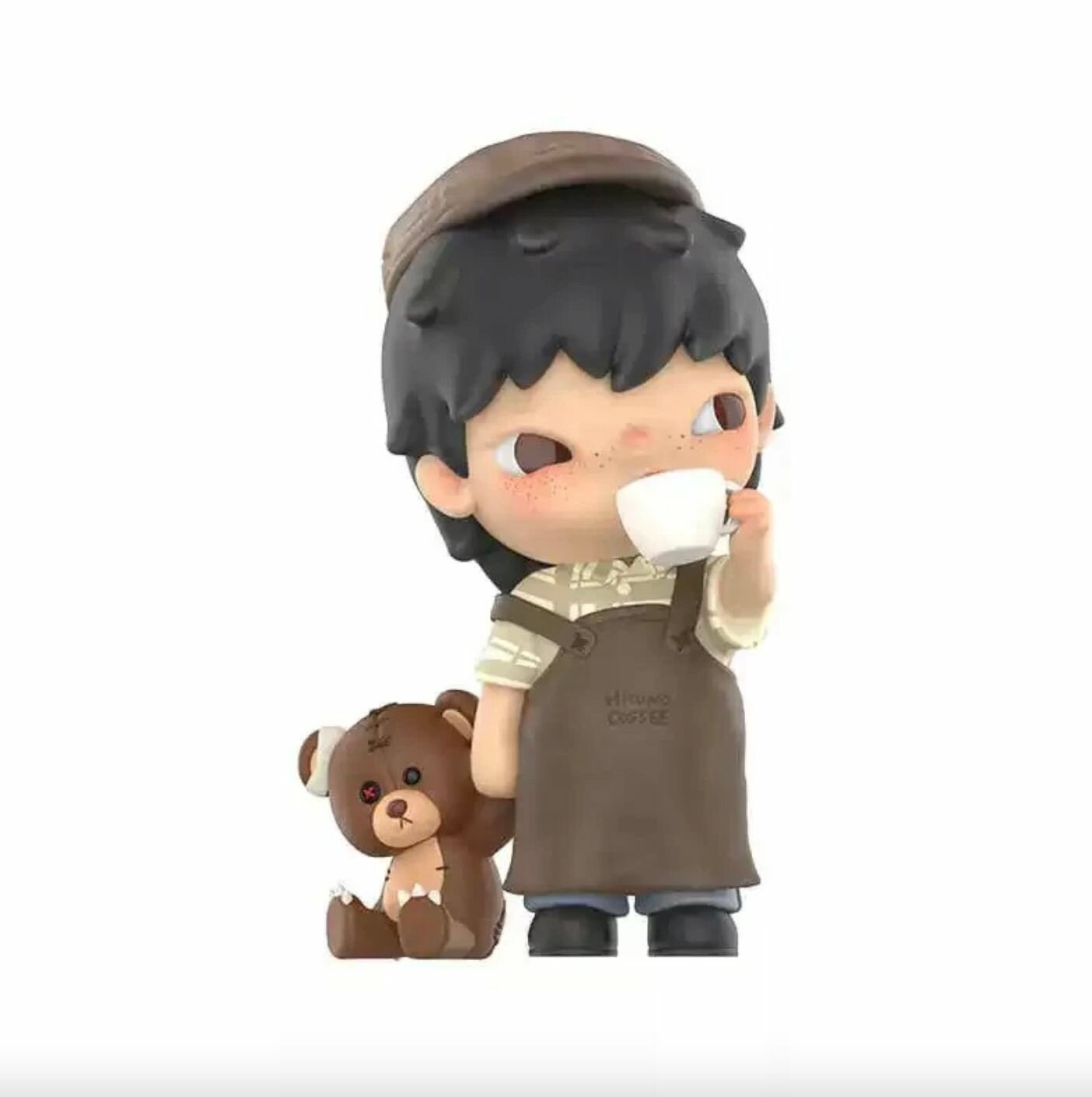 POP MART - Коллекция Hirono Coffee Figure, Подарки, украшения комнат, 1 шт