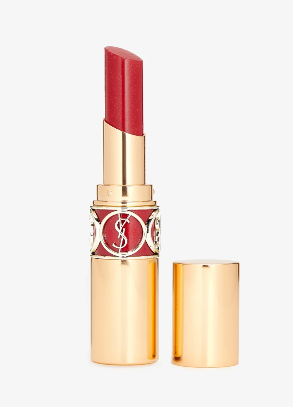 Помада-блеск для губ Yves Saint Laurent ROUGE VOLUPTE SHINE 3.2мл 83, Rouge Cape Тестер прозрачный колпачок