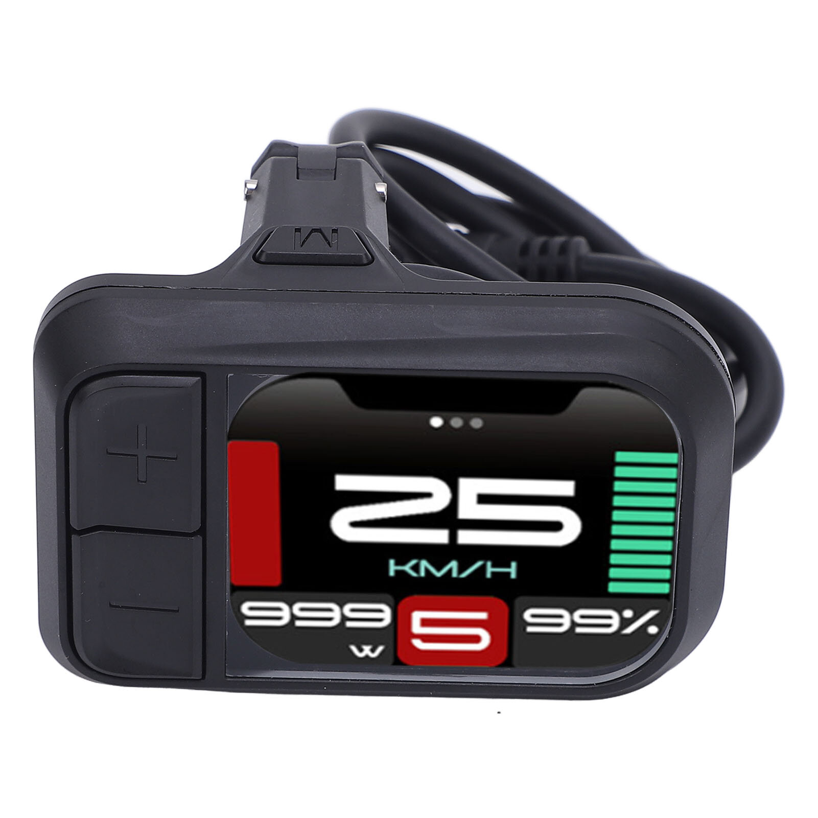 LCD панель экрана для электрического скутера с подсветкой, совместимость с BBS01 и BBS02, 24V/36V/48V/52V