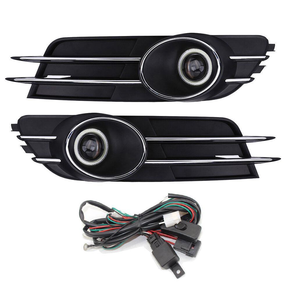 Комплект противотуманных фар для переднего бампера Audi A6 C7 2011-2015, сменная противотуманная фара в сборе, прочная и простая установка