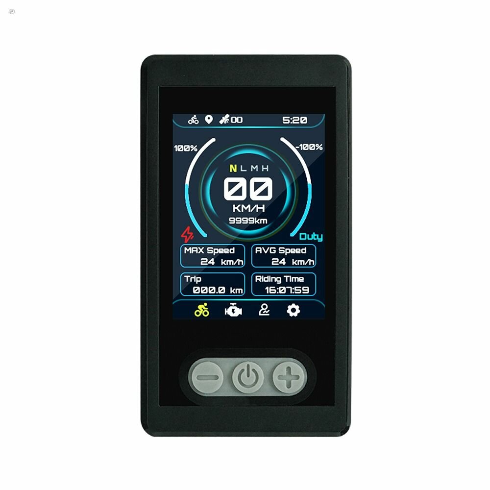 Дисплей Flipsky TFT Advanced V2.0 с функцией GPS, водонепроницаемый IP65 для электровелосипеда Без подставки