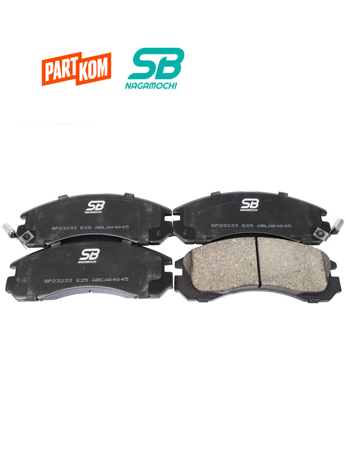 Тормозные колодки передние SB NAGAMOCHI BP23233 для а/м Mitsubishi Outlander XL, Galant (DJ), Peugeot 4007, Citroen C-Crosser