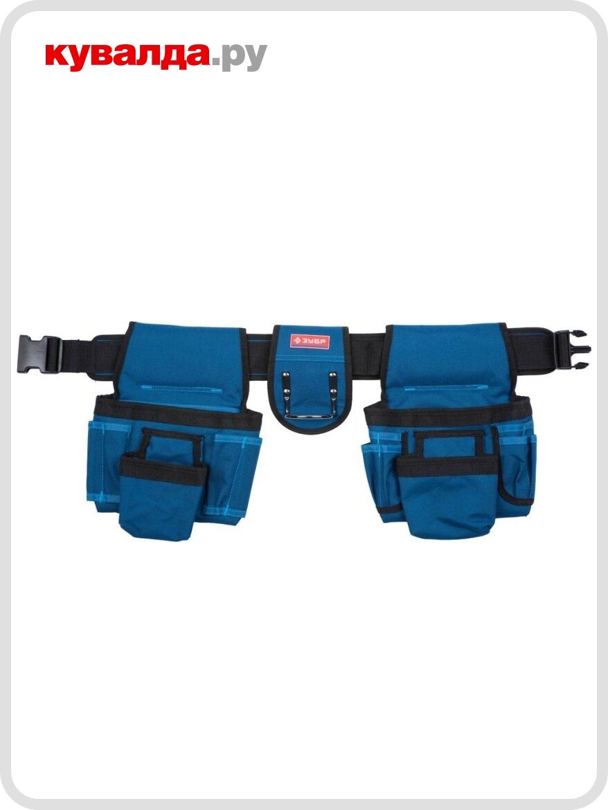 Пояс для инструментов ЗУБР 38640 18 карманов