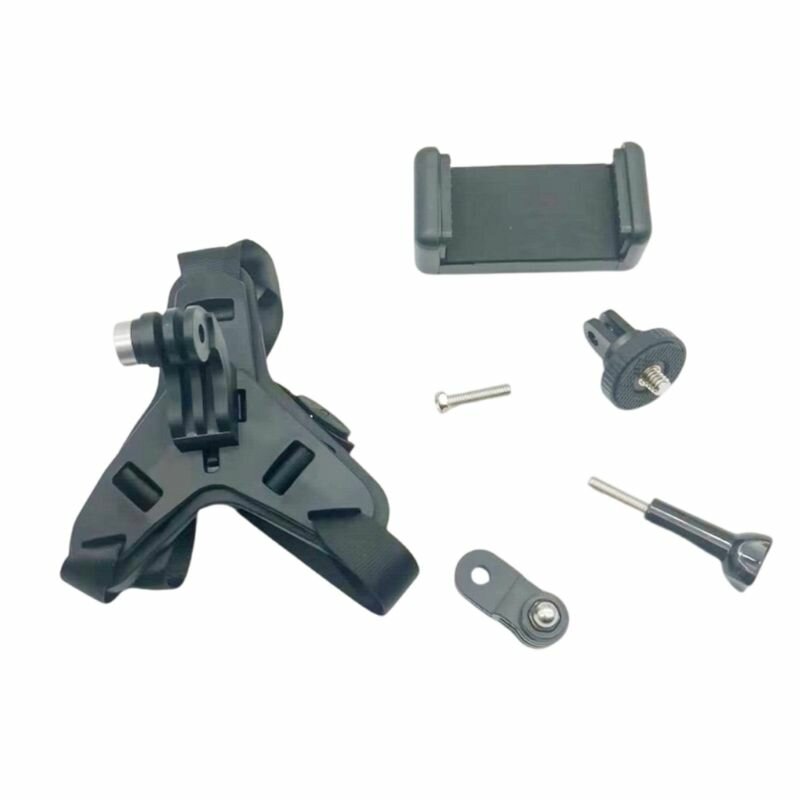 Шлем gopro, подставка для подбородка, универсальный набор из 6 предметов мобильных телефонов и спортивных камер-черный