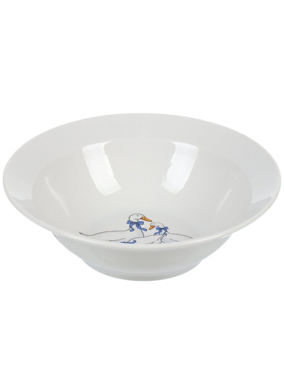 Миска фарфор, круглая, 0.3 л, Гуси новые, Дулевский фарфор, 101882
