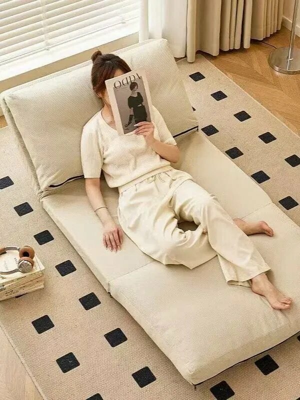 Диван раскладной, механизм Книжка, 60х67х48 см, бежевый