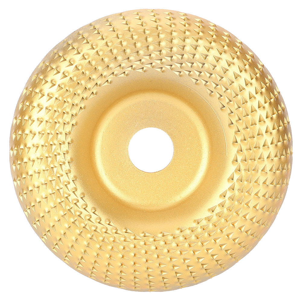 Диск для шлифования древесины, стальной шлифовальный круг, профилирующий диск, аксессуары для электроинструментов, скобяные детали, золотой изогнутый диск для резьбы по дереву E1-531