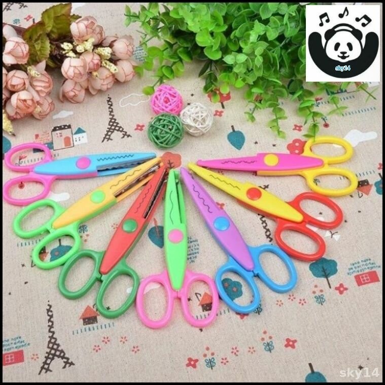 Эксклюзивные фигурные ножницы для детского творчества, 6 штук, модель lukong1.6