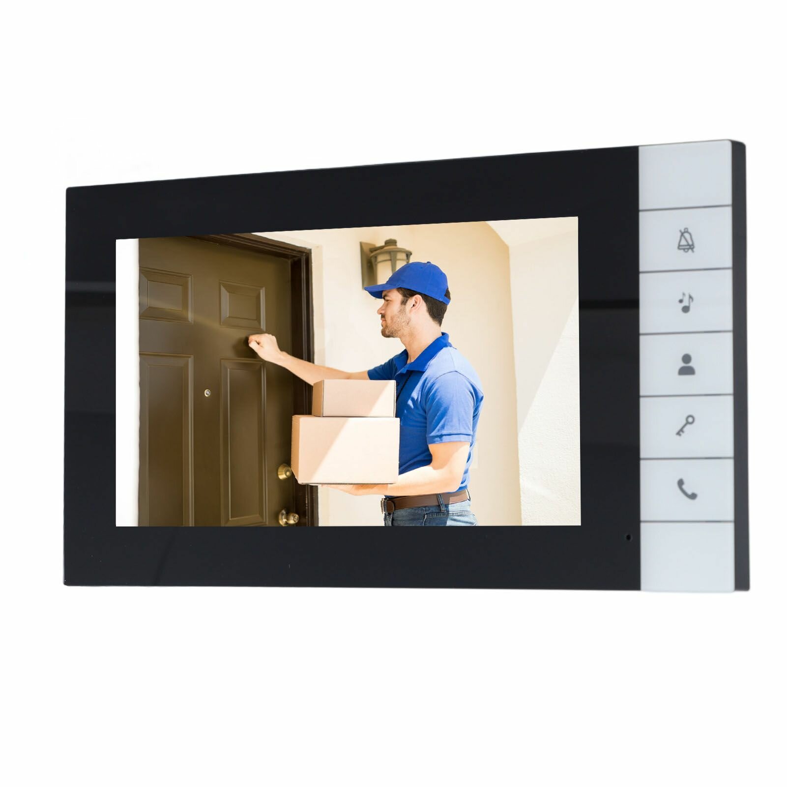 Умный видеодомофон с 7-дюймовым экраном и углом обзора 90 , с функцией разблокировки двери