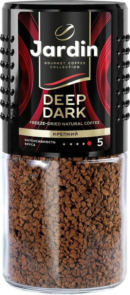 Кофе растворимый JARDIN Deep Dark сублимированный, ст/б, 95г x 3 упаковки