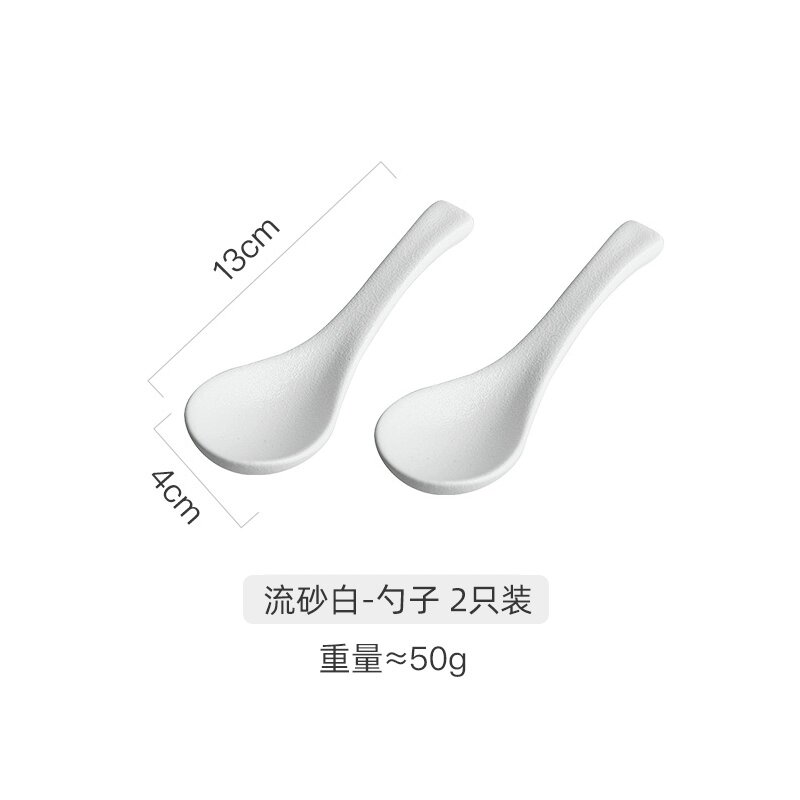 Керамическая ложка с матовым покрытием для подачи супа, еды и сервировки, изогнутая, для дома, ресторанов, отелей,